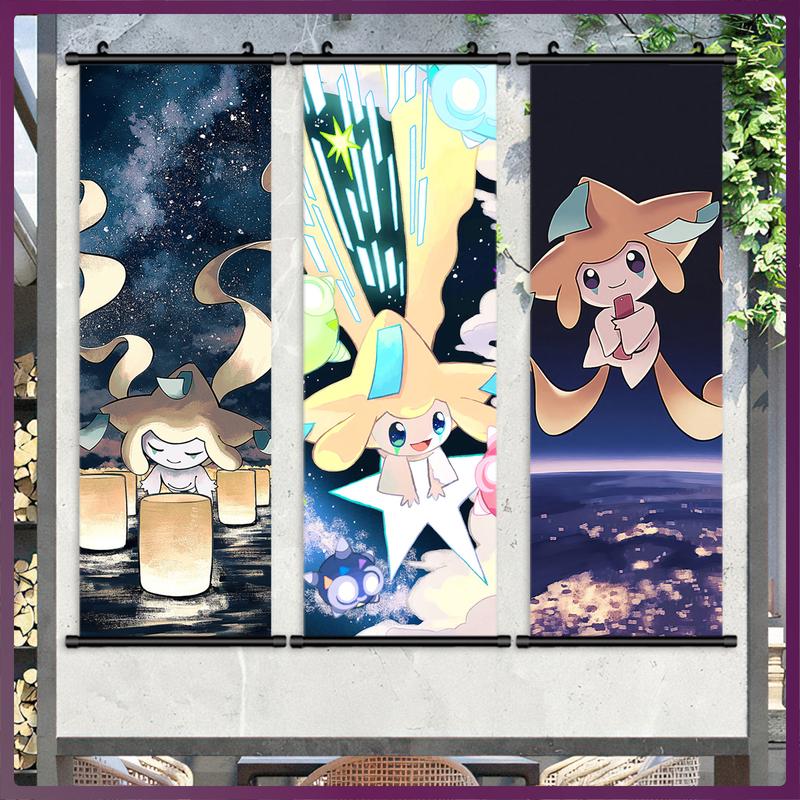 3Pcs Unframed Anime Cartoon Character Hanging Scrolls Painting ...