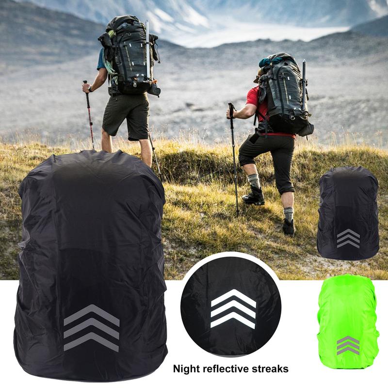 HE-Waterproof Backpack Rain Cover with Reflective Strips Wear-Resistant ...