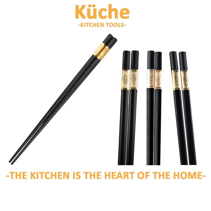KUCHE Household Chopstick Classic Series Alloy Chopsticks Chopstick ...