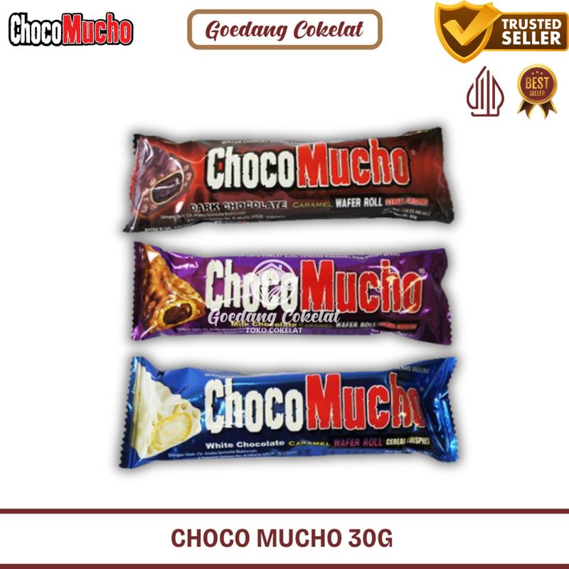 Choco Mucho ChocoMucho Milk Dark White Chocolate Kemasan 30g - Shop ...