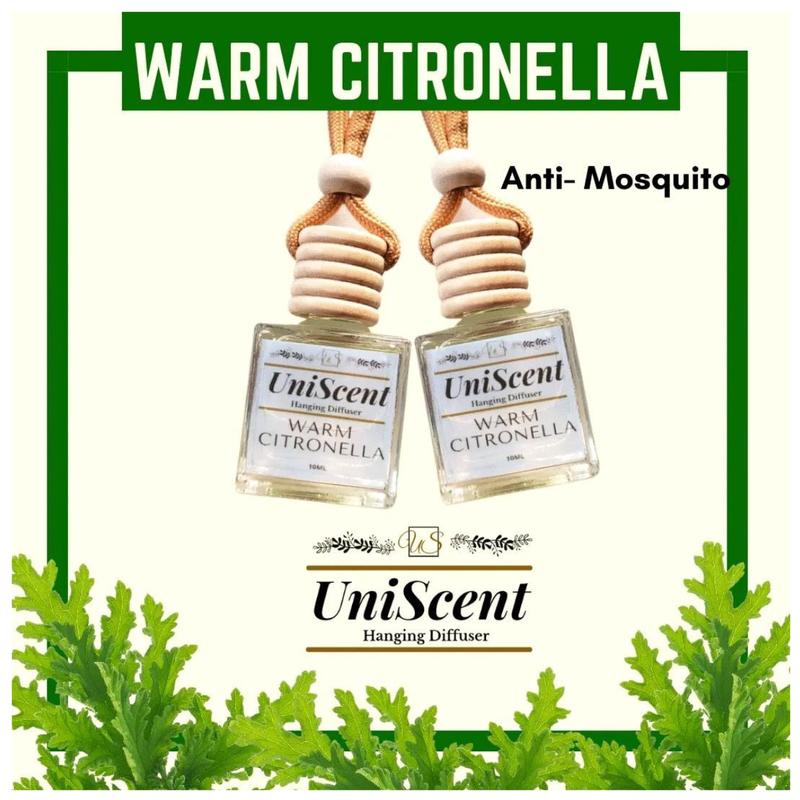 Uniscent Warm Citronella Hanging Diffuser 10ml / Car air Freshener ...