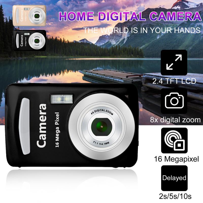 Camera For Photography 2.4Hd Screen Digital Camera 16Mp Anti-Shake ...