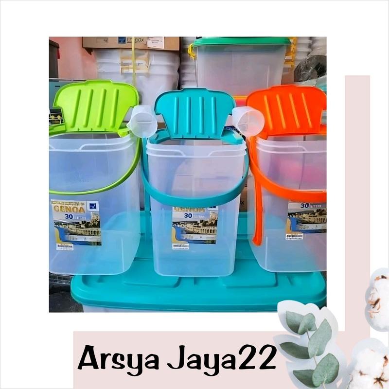 Wadah Es Buah 25 Liter dengan Centong Plastik dan Tutup Jumb - Shop ...