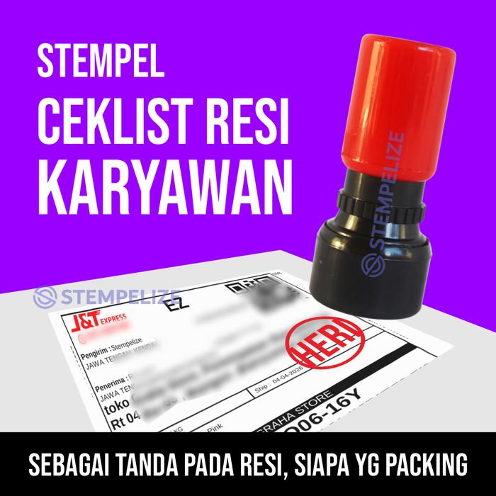 Jual Stempel Ceklis Resi Karyawan / Penanda QC - Kab. Kendal ...