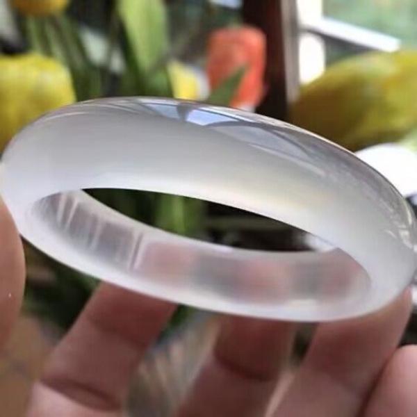 Ice-like Bracelet Female Xiucai Xiuyan Jade Safeness Bracele - TikTok ...