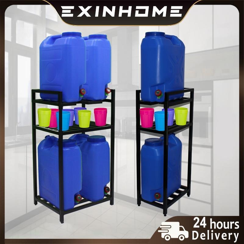 EXINHOME Water gallon rack/stand with an additional layer fo - TikTok ...