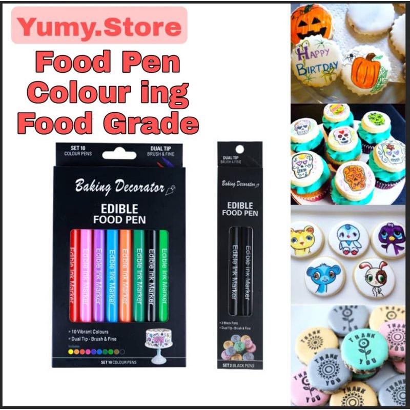Hot Item Halal Food Colouring Pen/Edible Colouring - TikTok Shop Malaysia