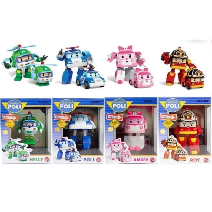Mainan Robot Transformer Figure POLI Robocar, Mainan Figure robocar ...