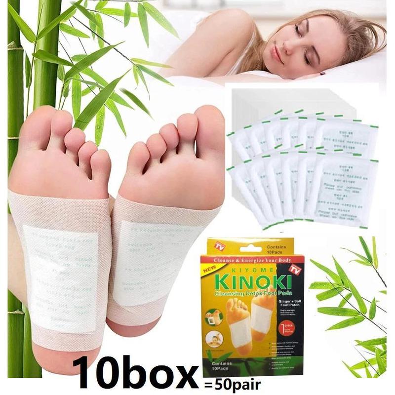 10box=100pcs Ginger Detox Foot Patch Cleaning Heel Crack Leg - TikTok ...