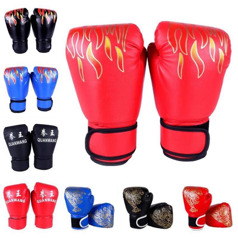 Versatile Finger Protection Boxing Gloves for Adults PU Leather ...