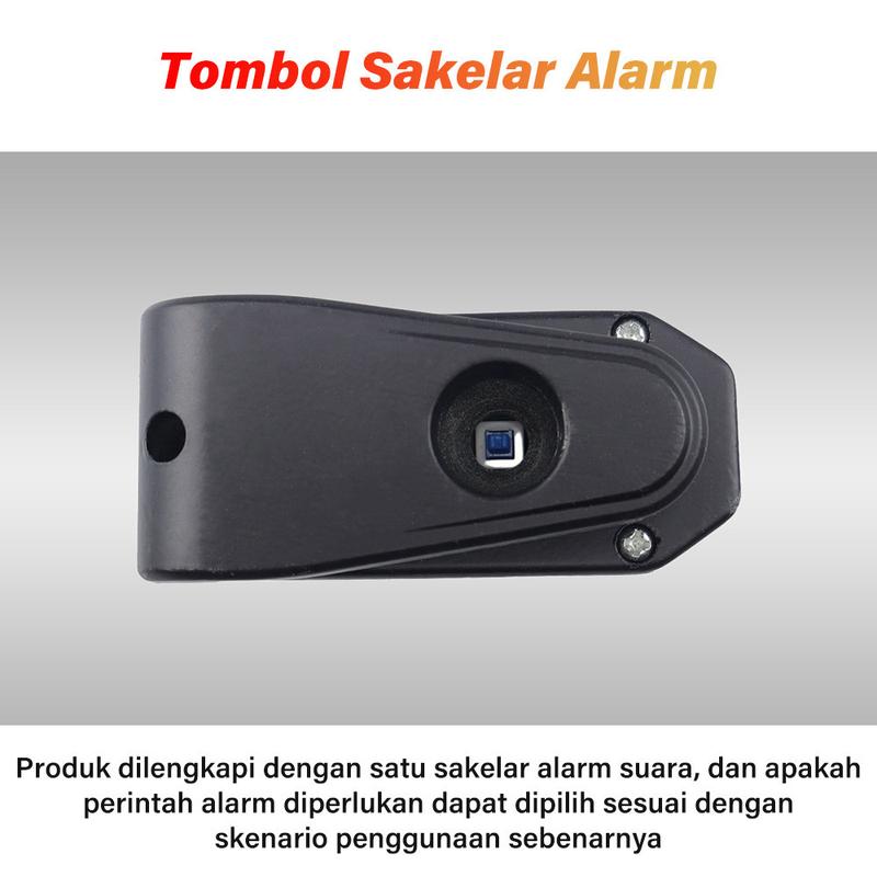 Kunci Gembok Pengaman Alarm Cakram Disc Lock Motor Gembok Cakram Alarm ...
