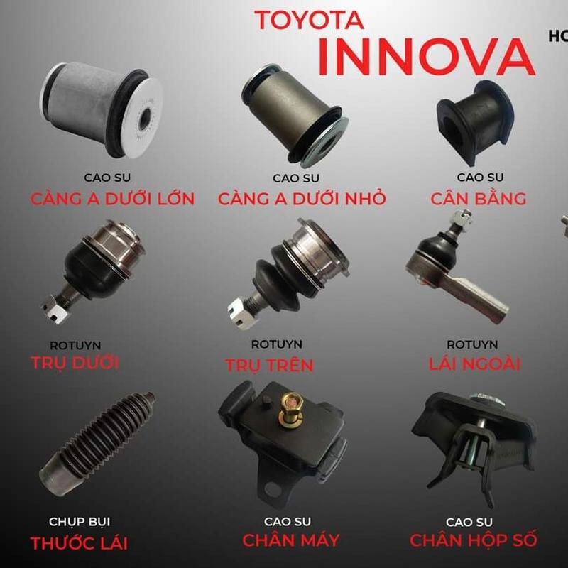 [Toyota Innova] - Combo Bộ Cao Su Càng A Innova - Nhập Khẩu Thái ...