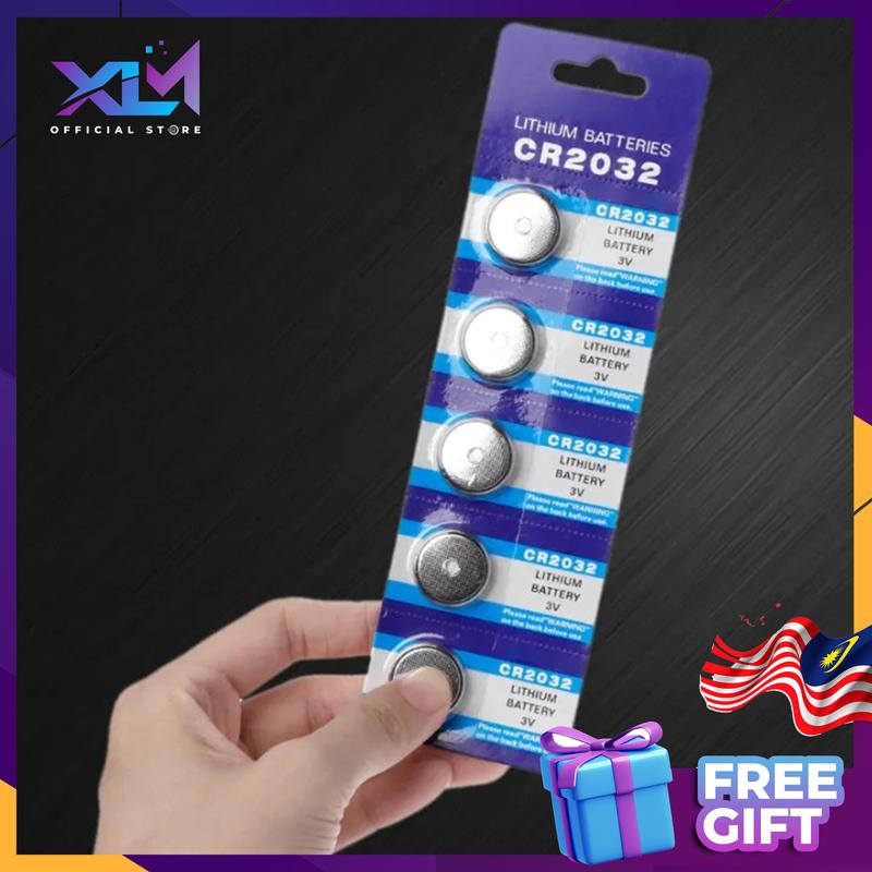 XLM 1PC BATTERY CR2032 3V LITHIUM BUTTON CELL REMOTE BATERI KECIL ...
