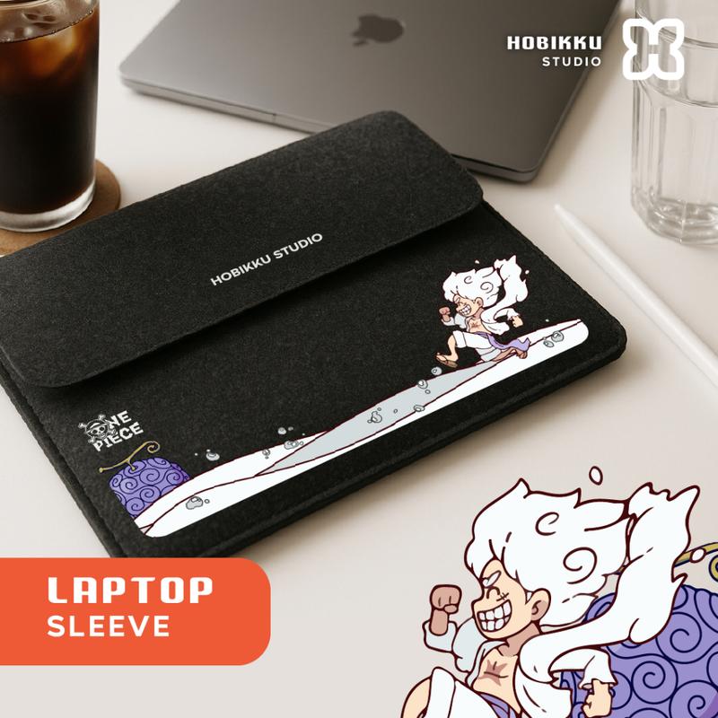 Hobikku Cover Laptop sarung laptop sleeve anime one piece luffy gear 5 ...