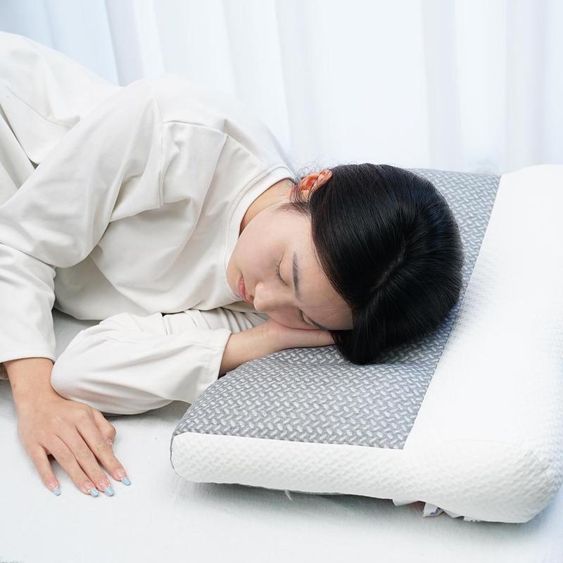 Camping Pillow Soybean Fiber Comfortable Neck Pillow Aid 1pc - TikTok ...