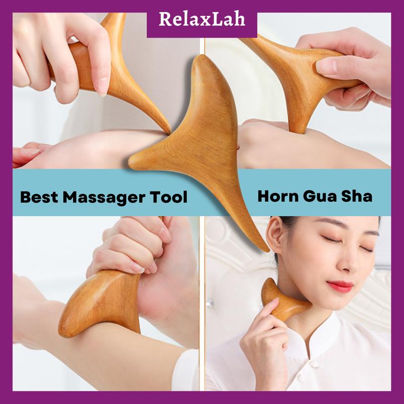 GuaSha Alat Urutan Kayu Alat Urut Badan Gua Sha Massage Tools Body ...