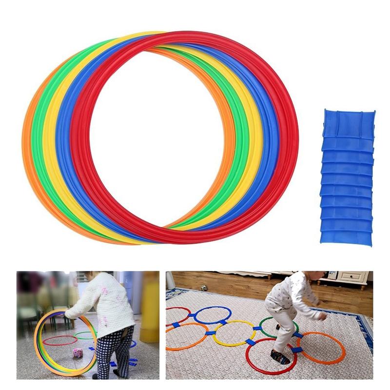 Colorful Jump Hoop Set Indoor Sports Game Physical Training Jumping ...