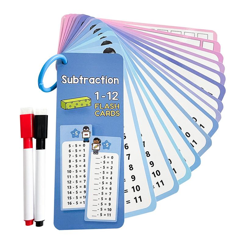 15-Piece Subtraction Math Learning Cards – Reusable for Kids - TikTok ...