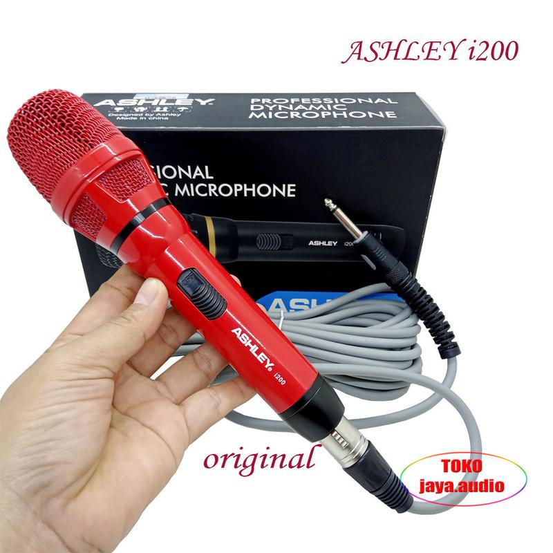 Mik Kabel ASHLEY i200 Mic Kabel Panjang Mikrofon Kabel ASHLEY Mik Vokal ...