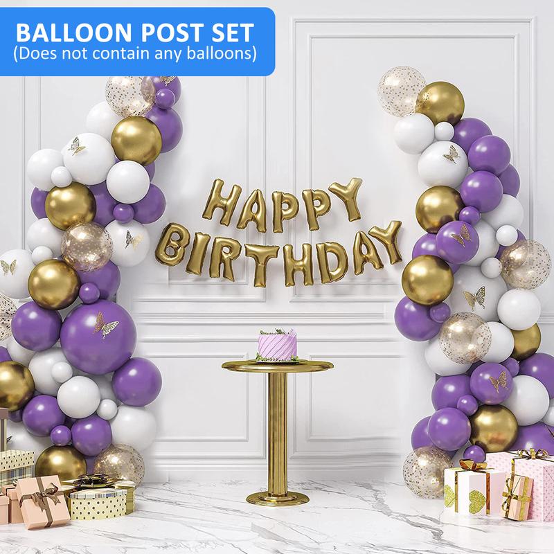 Balloon Column Stand Kit 8.2ft Reusable Balloon Post Holder Set ...