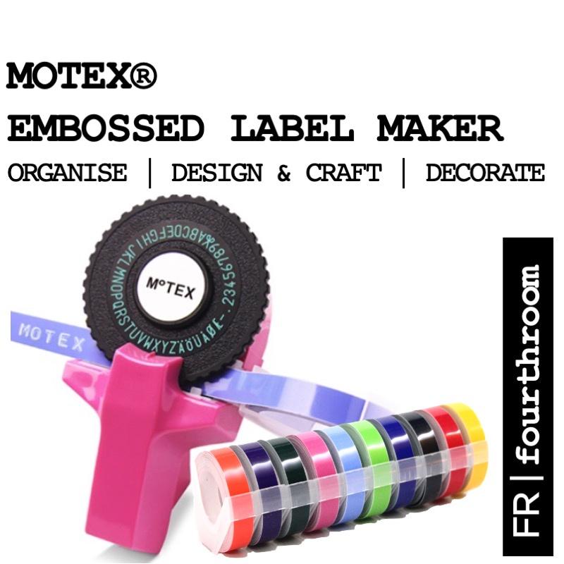 FOURTHROOM | MOTEX Embossed Label Maker - Made in Korea [SET - TikTok ...