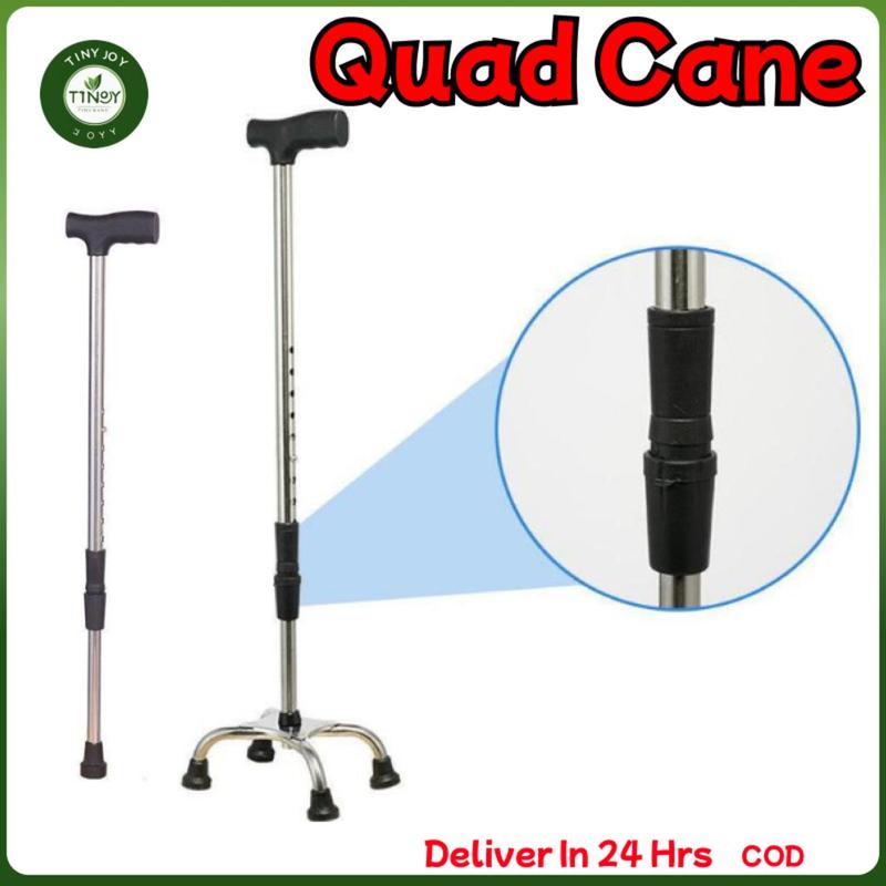 Quad Cane Adult Stainless Tungkod Lightweight Walking Stick - TikTok ...