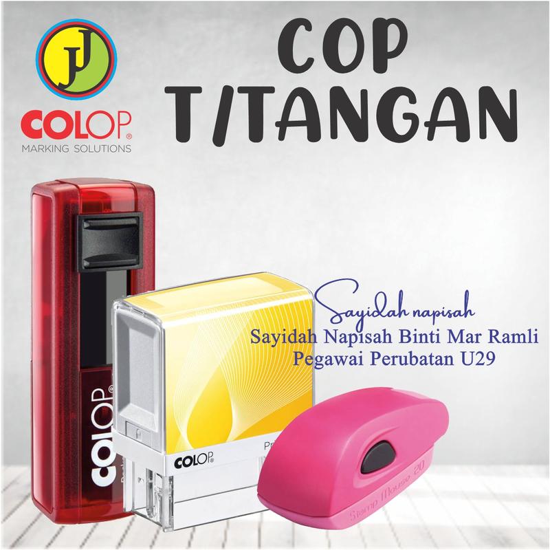 COLOP Cop Tanda Tangan Signture Stamp Cop Nama Stamp Chop Mouse ...