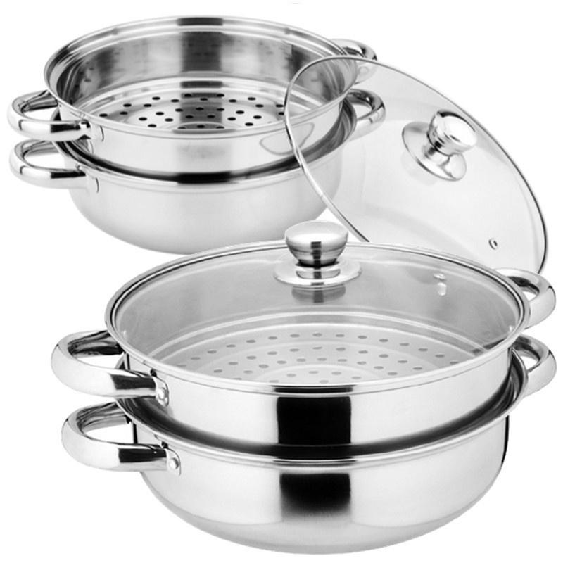 [Wahi Homeware] Pengukus 28cm Stainless Steel Food Steamer Pot - TikTok ...