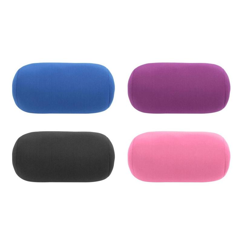 Squishy Deluxe Microbead Bolster Pillow with Zippered Removable ...