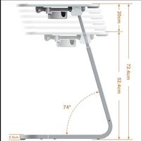 Jual Triple W Meja laptop Kasur Lipat Metal Standing Desk Table ...
