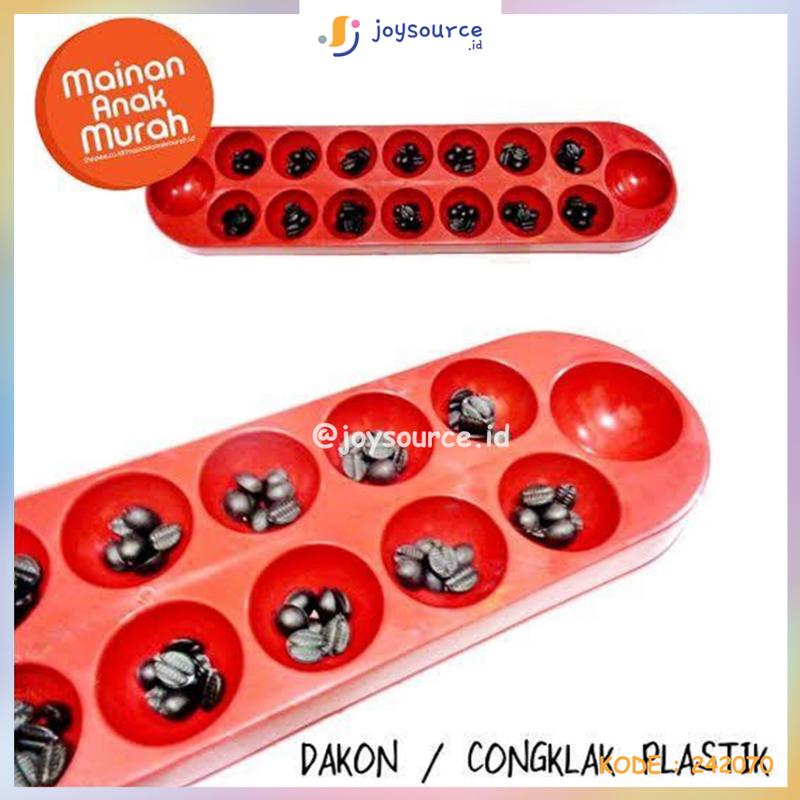 Mainan Tradisional Klasik Anak Congklak Dakon Warna Plastik - Shop ...