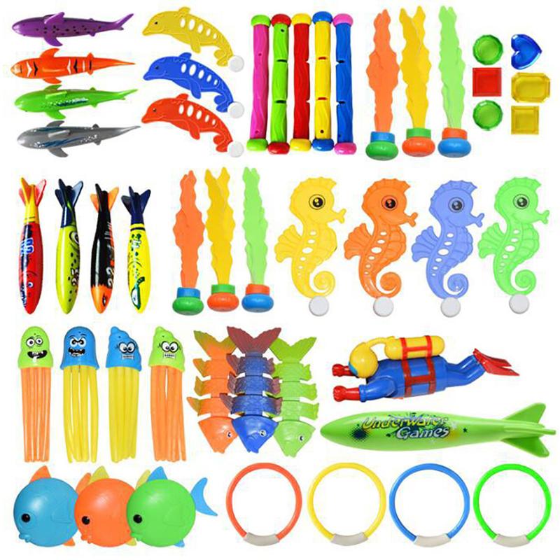 Children's Pool Diving Toy Dive Around Seaweed Gems Treasure - TikTok ...