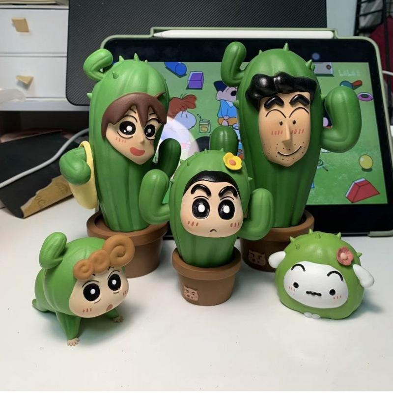 Crayon Xiaoxin Blind Box Cactus Xiaoxin Hand-Made Yeyuan Desktop ...