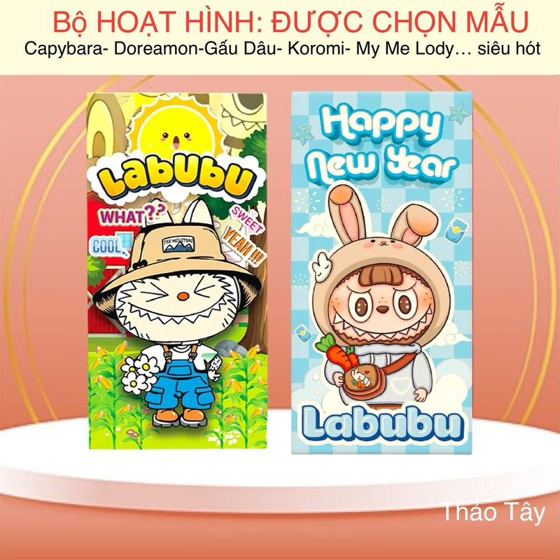 10 Bao lì xì LABUBU Gấu Dâu Capybara- lì xì mừng tuổi quà tặng - TikTok ...