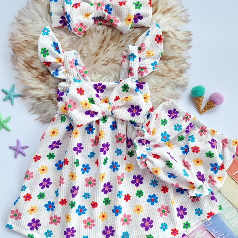 CCT 3in1 Scarlet Baby Dress 3-12months old (16inches dress lenght ...