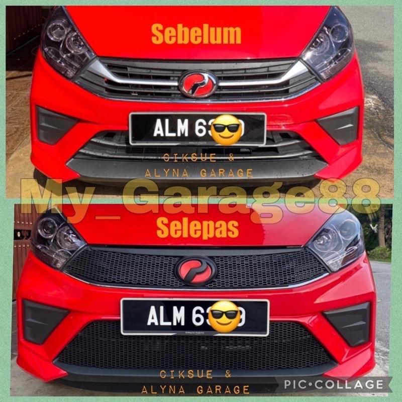FRONT HONEYCOMB GRILL PERODUA AXIA SPEC E, G & G XTRA (X) 2020 2021 ...