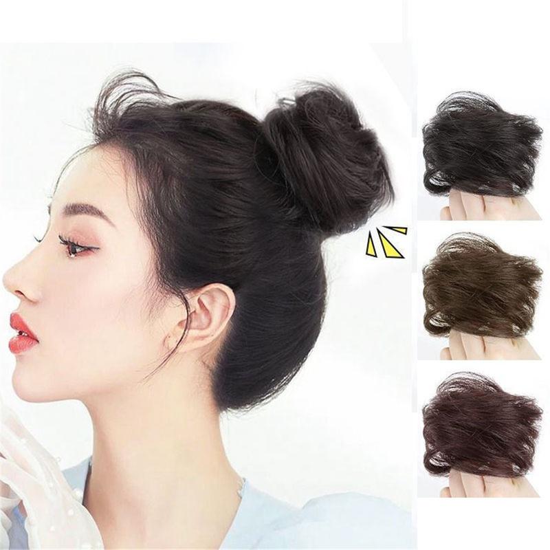 Wig Circle Hair Accessories Fluffy Ancient Style Fake Hair Bag - TikTok ...