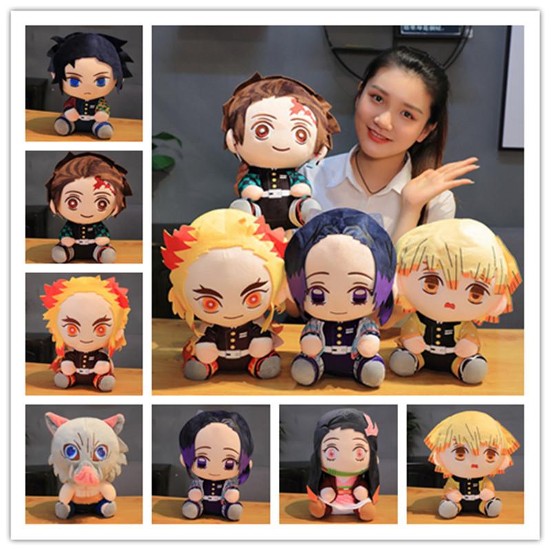 1pc 20/30cm Cartoon Demon Slayer Plush Toys Kawaii Kamado Tanjirou ...