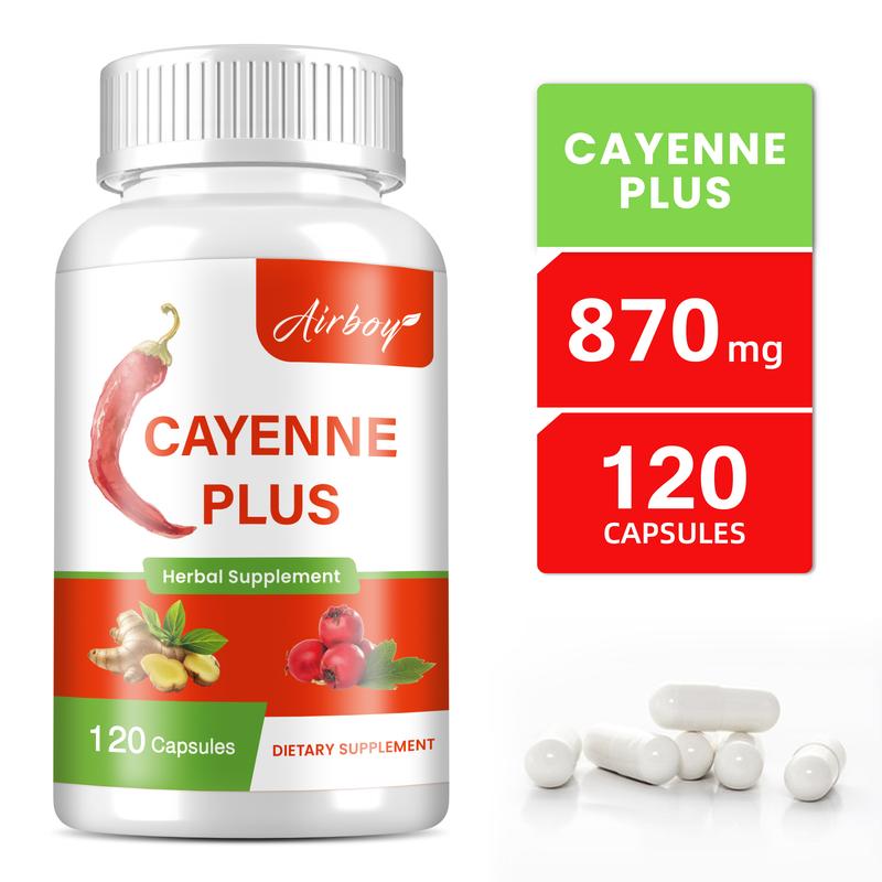 Airboy - Capsaicin Capsules - Digestive Health, Heart Health ...