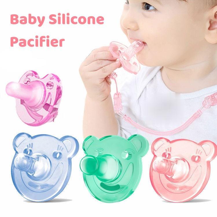 Soothie Colorful Pacifier Baby Pacifier Silicone Nipple Feeding ...