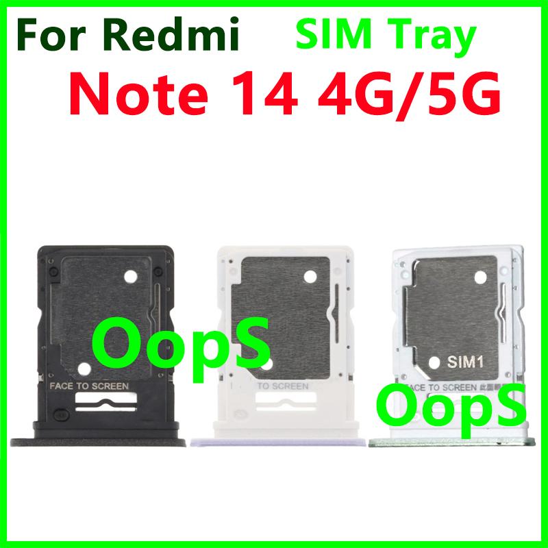 Sim tray slot holder for redmi note 14 5G Sim Card Reader Socket ...