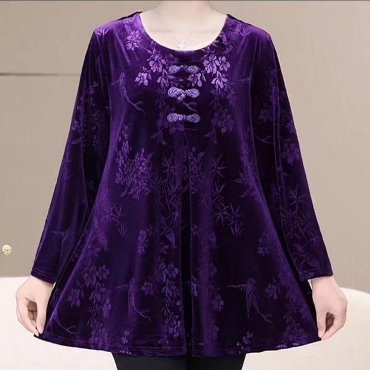 Baju Asas Jacquard Baldu, Saiz Besar, Untuk Wanita Pertengahan - TikTok ...