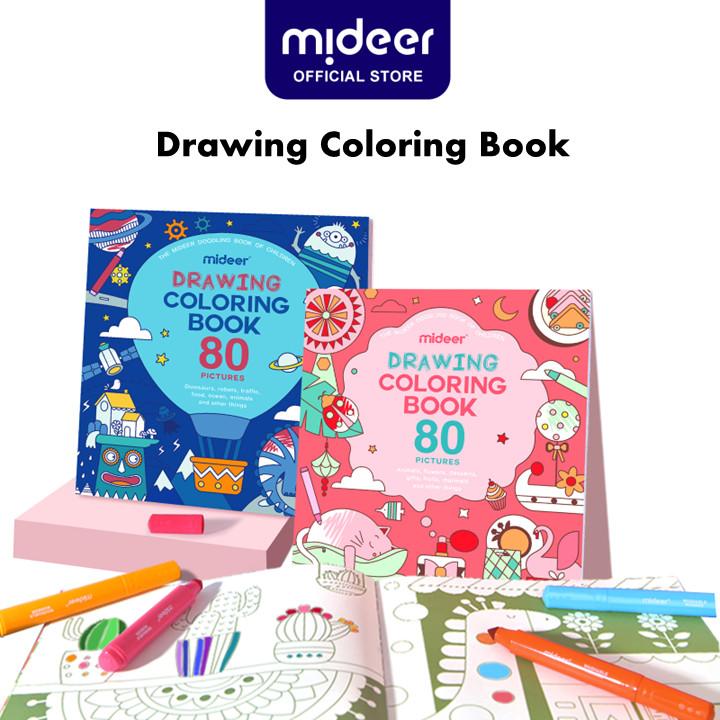 Mideer Drawing Coloring Book Mainan Edukasi Books - Shop | Tokopedia