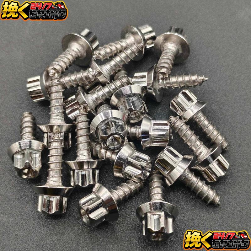 HENG 5x15 BODY BOLTS SCREW FLOWER TYPE SOLD PER PIECE (WHITE - TikTok ...