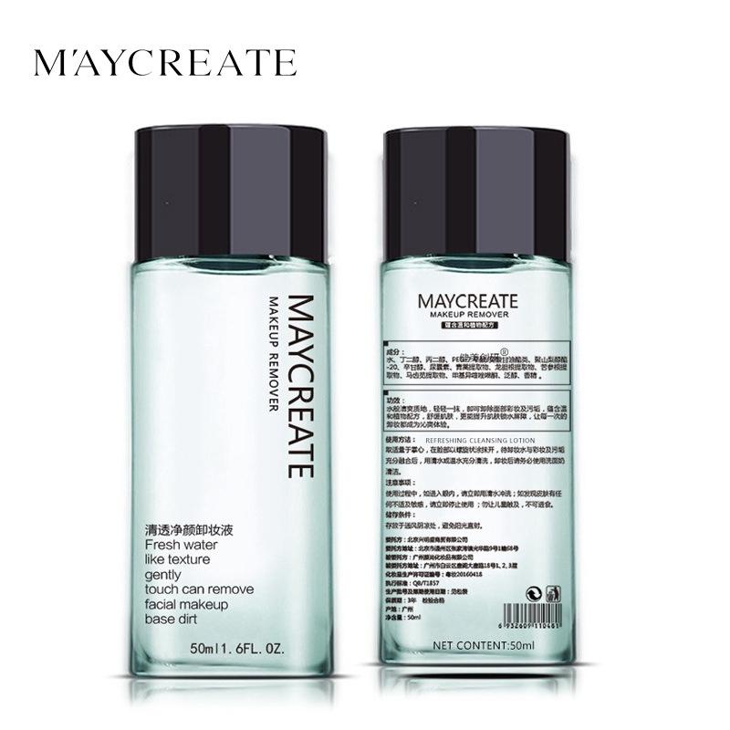 MAYCREATE Makeup Remover Skin Care Deep Cleansing Water 50ml - TikTok ...