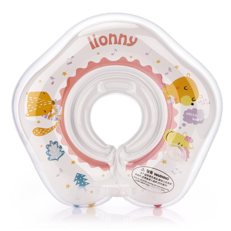 Fujin Inflatable Infant Neck Float Swim Neck Ring 0-8months Baby ...