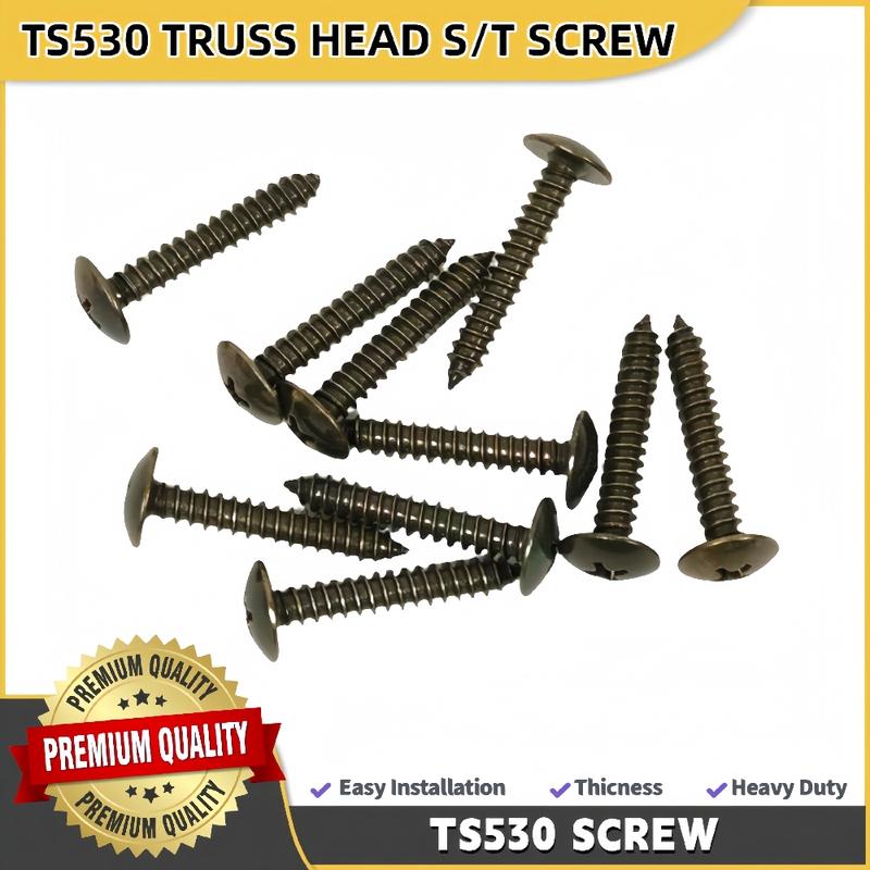 2PCS M5 30MM Black Screw Skru Panjang Cover Set Bolt Basket Bakul Raga ...