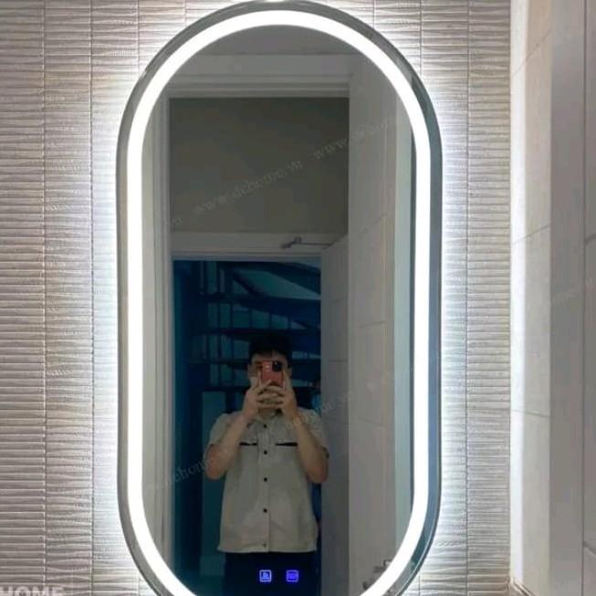 Cermin aesthetic LED Ring 70x35 Kaca - Shop | Tokopedia