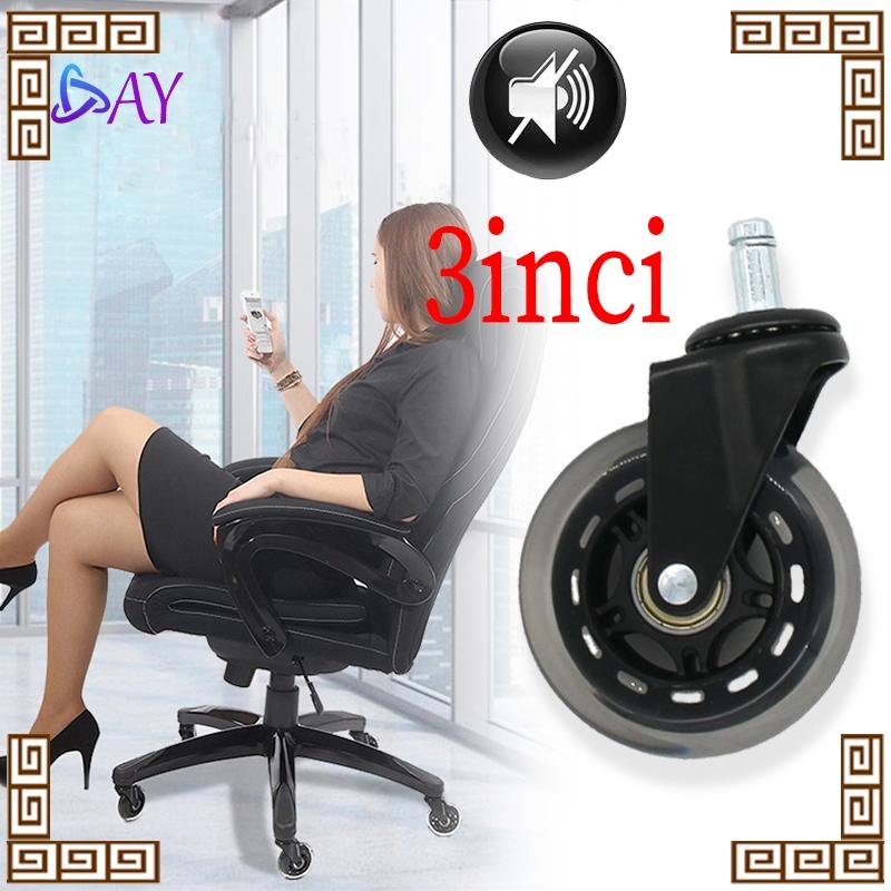 Office Chair 1 Pcs/Roda Kursi Kantor 3''/3 Inch Roda Pengganti/Roda ...