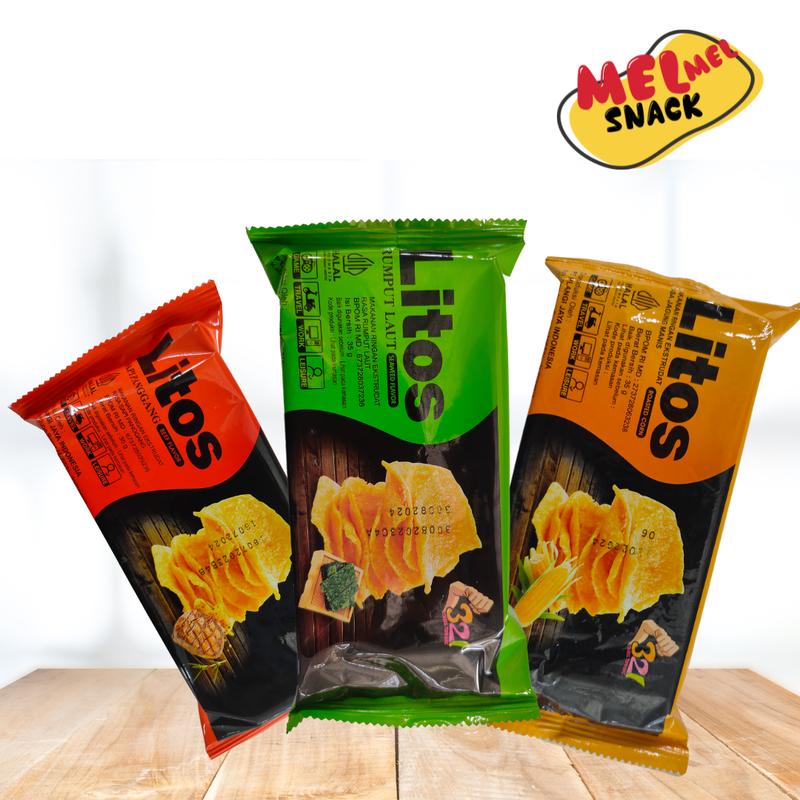 LITOS - Snack Chips Renyah Berbagai Rasa - 35 gr - Shop | Tokopedia